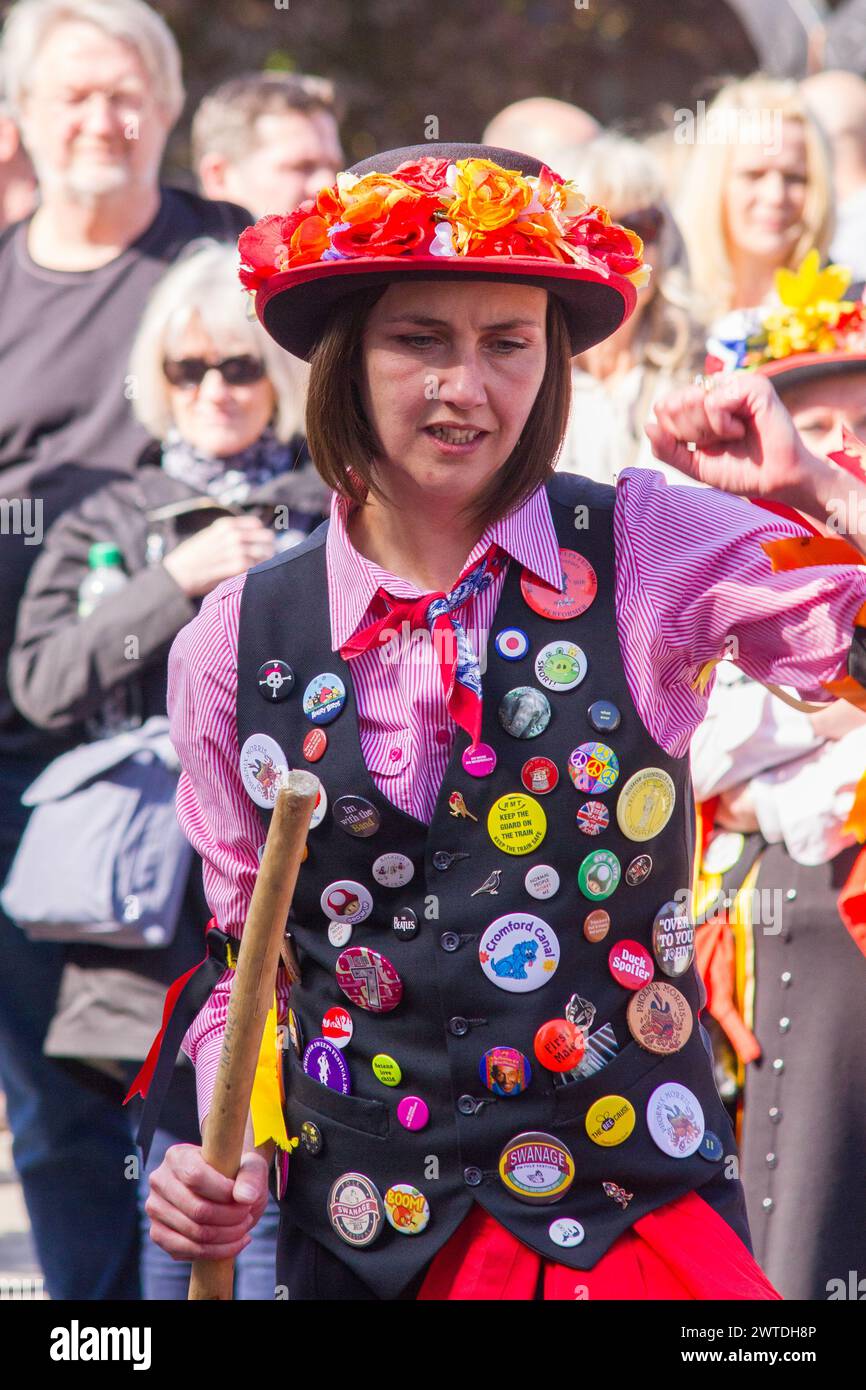 Phoenix Morris dancing at the Sweeps Festival in Rochester Stock Photo ...