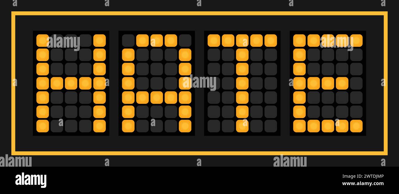 Orange color led banner in word hate on black background Stock Vector ...