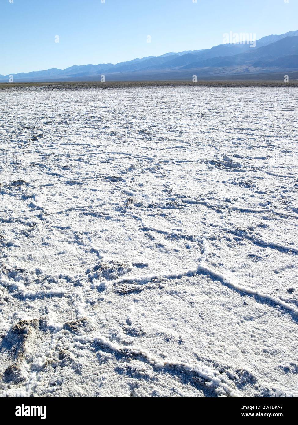 White salt flats, Death Valley California USA Stock Photo - Alamy