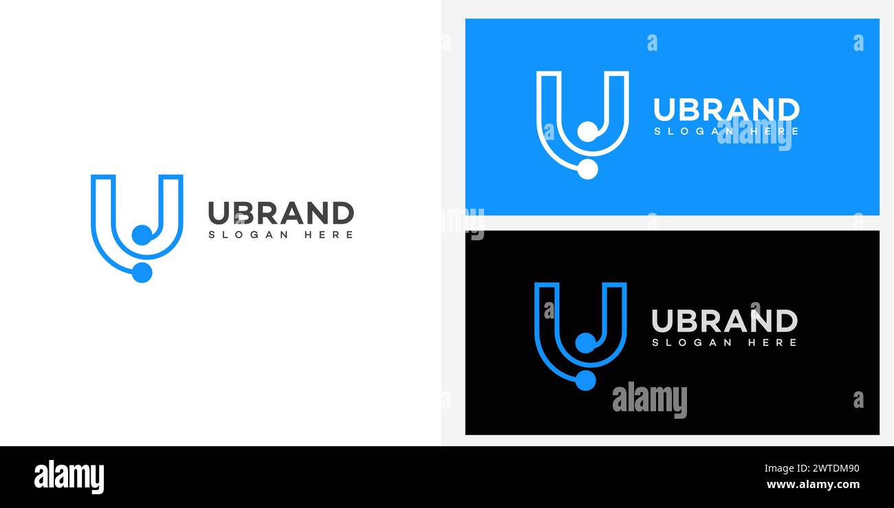 U Letter Logo Icon Brand Identity Sign. U Letter Symbol Template Stock ...