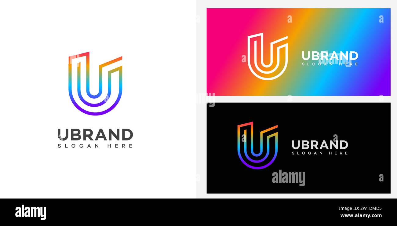 U Letter Logo Icon Brand Identity Sign. U Letter Symbol Template Stock ...