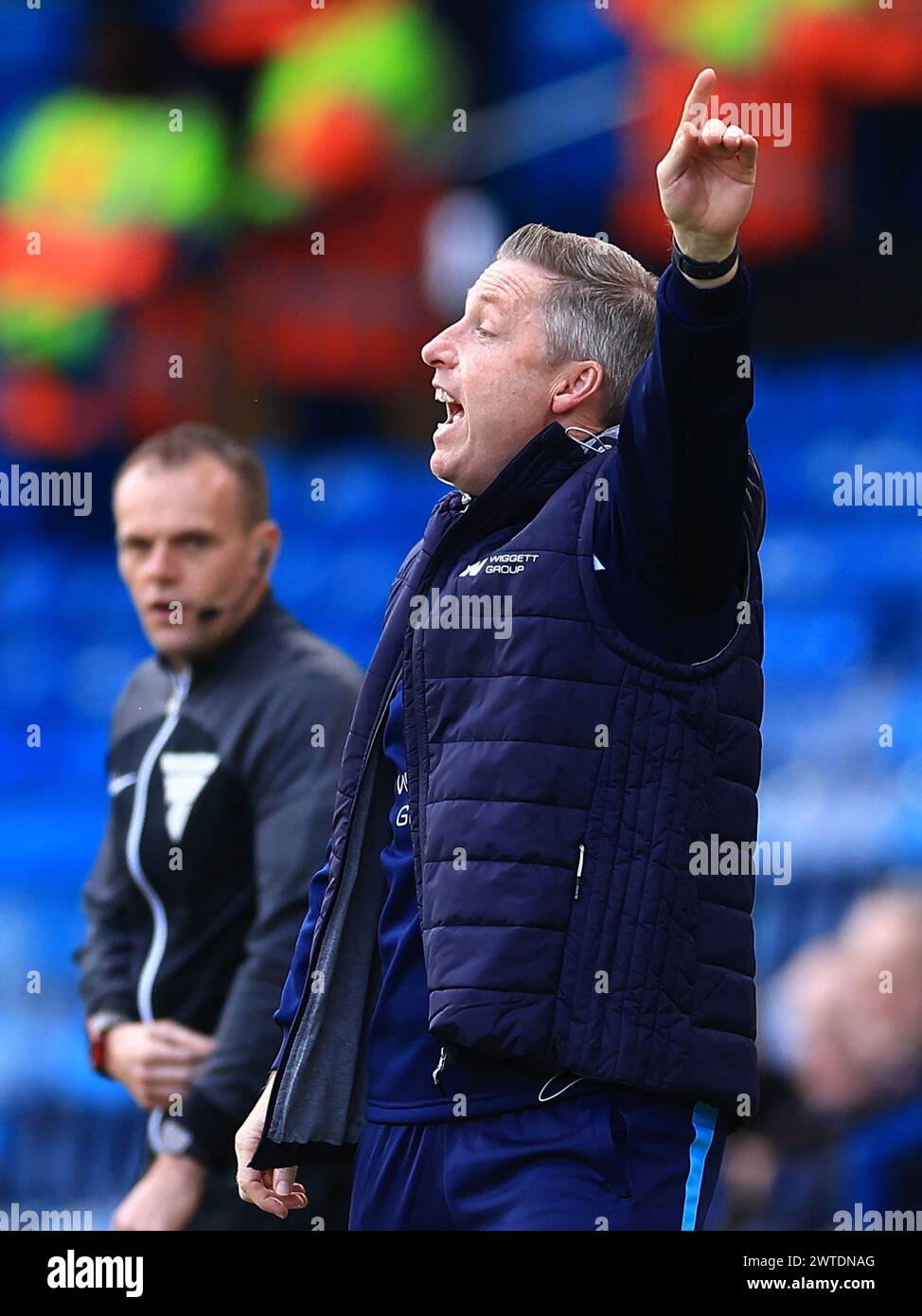 Millwall manager neil harris during the sky bet championship match at ...