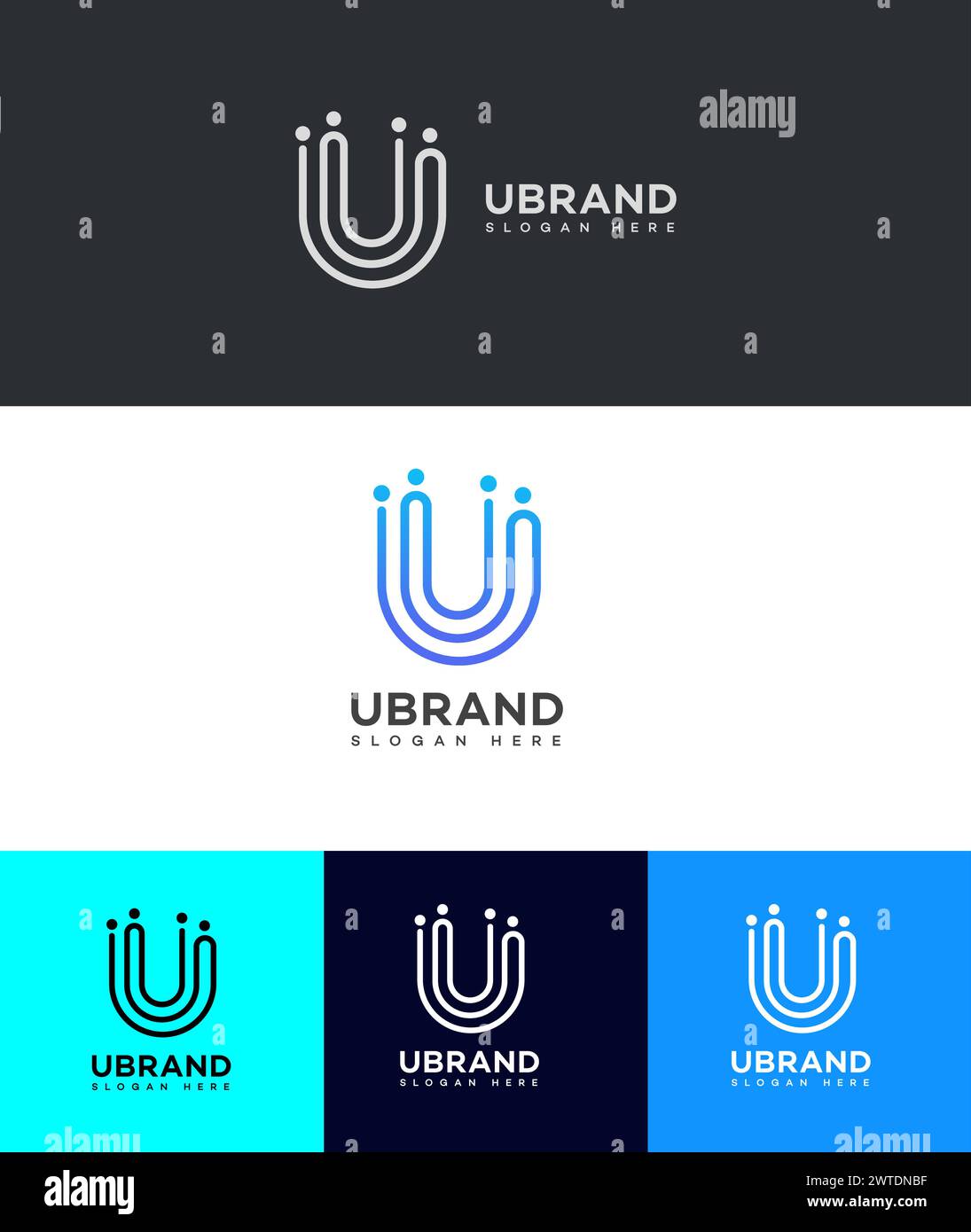 U Letter Logo Icon Brand Identity Sign. U Letter Symbol Template Stock ...