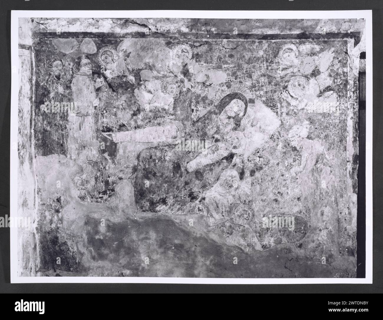 Madonna with st jerome and st john the baptist hi-res stock photography ...