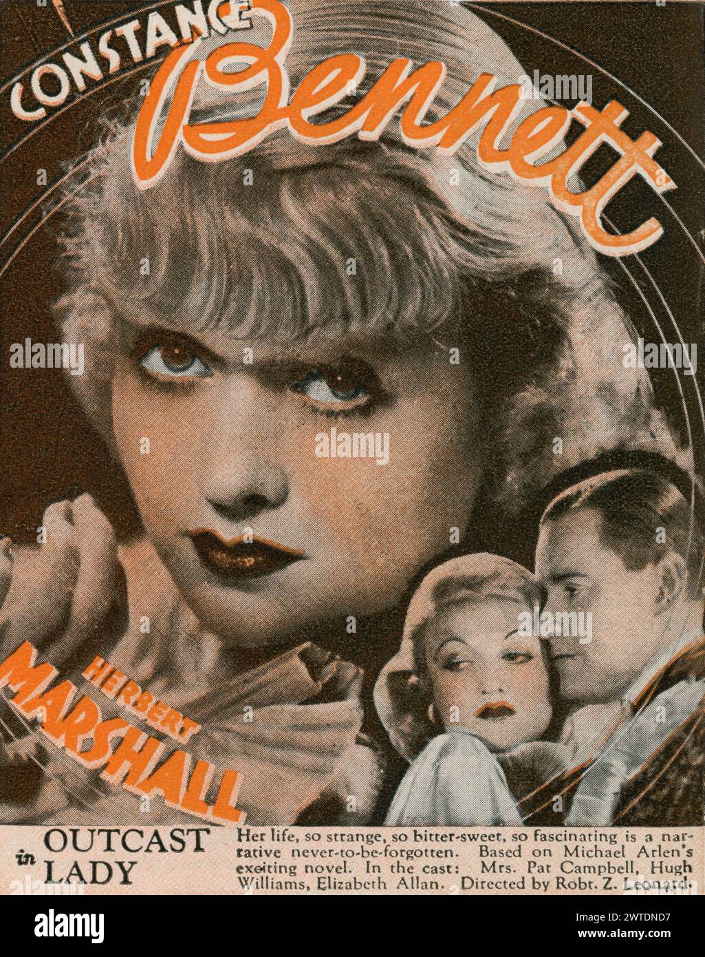 Promotional Advertisement for CONSTANCE BENNETT and HERBERT MARSHALL in ...