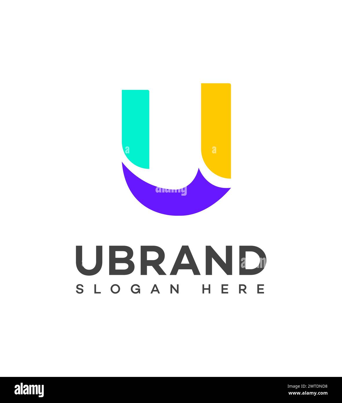 U Letter Logo Icon Brand Identity Sign. U Letter Symbol Template Stock ...