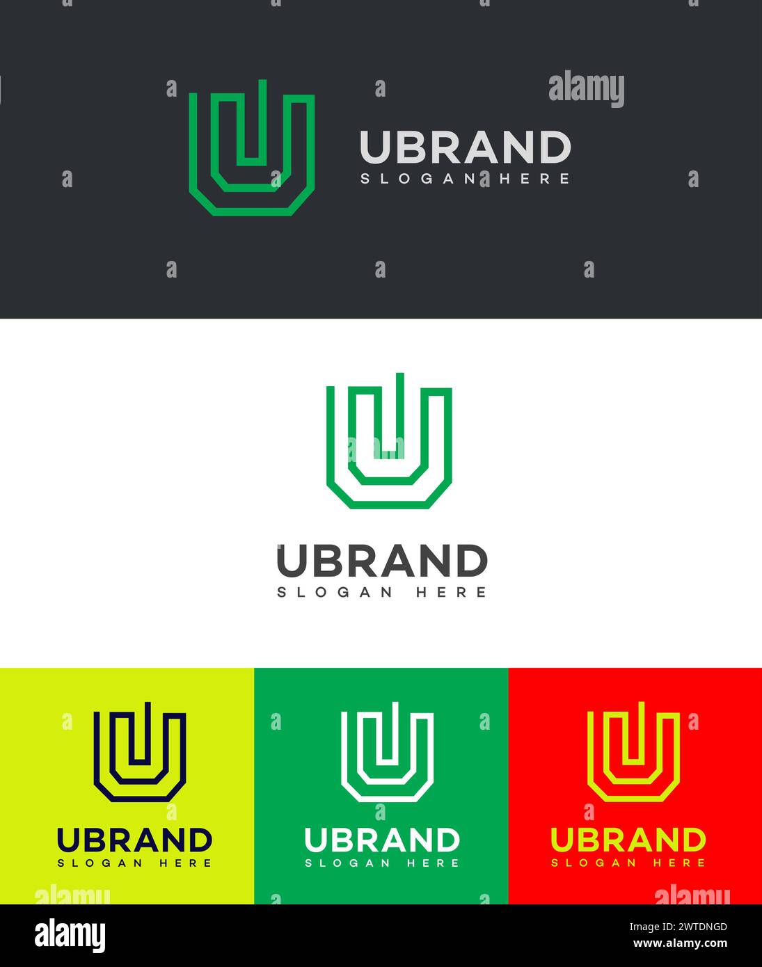 U Letter Logo Icon Brand Identity Sign. U Letter Symbol Template Stock ...
