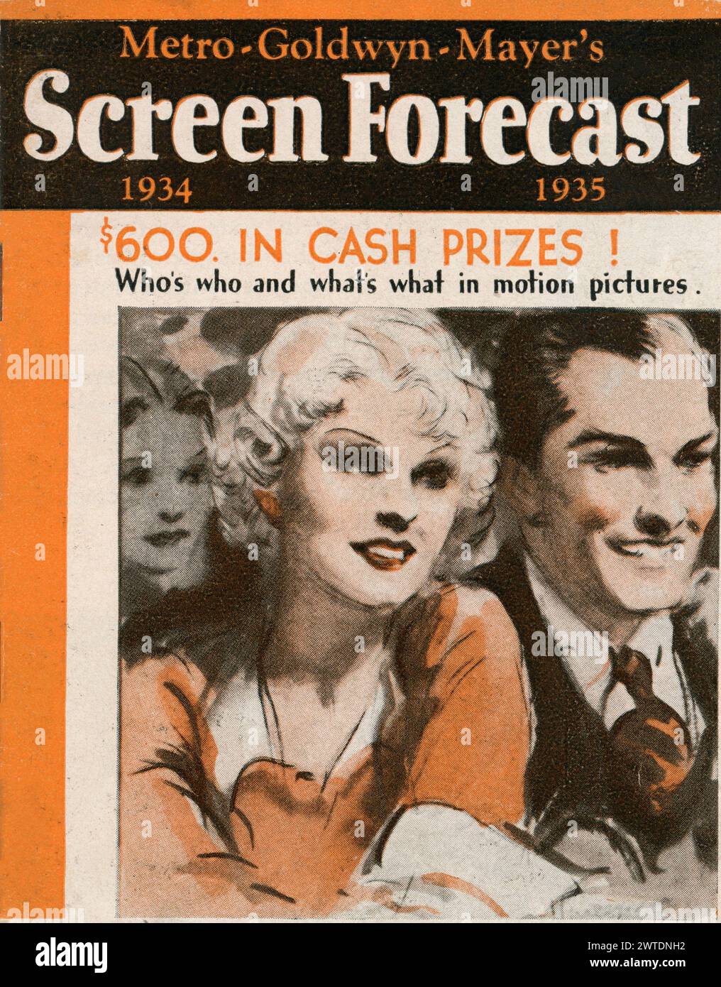 Front cover of US Promotional Advertisement Booklet for Metro Goldwyn Mayer's Screen Forecast ...