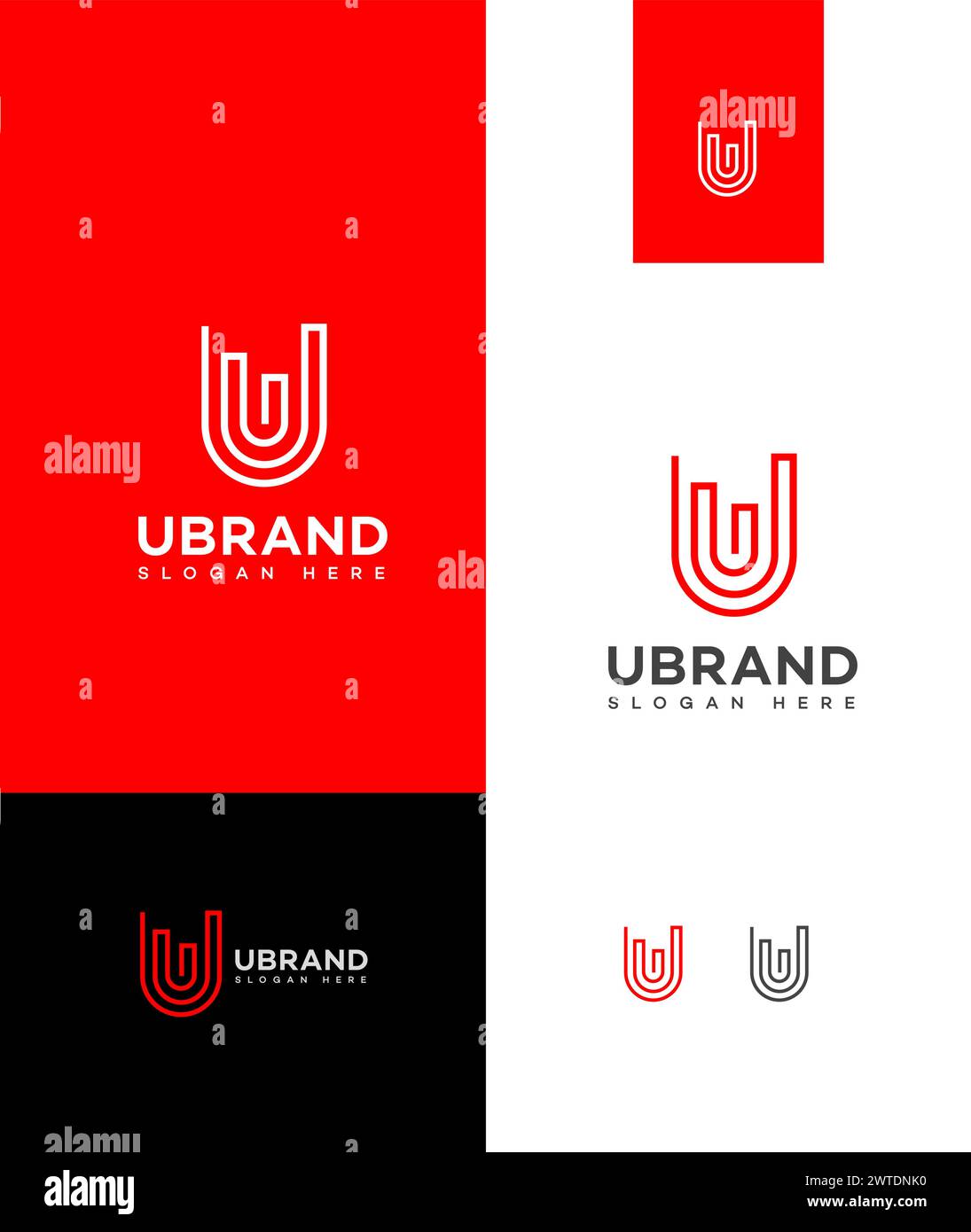 U Letter Logo Icon Brand Identity Sign. U Letter Symbol Template Stock ...