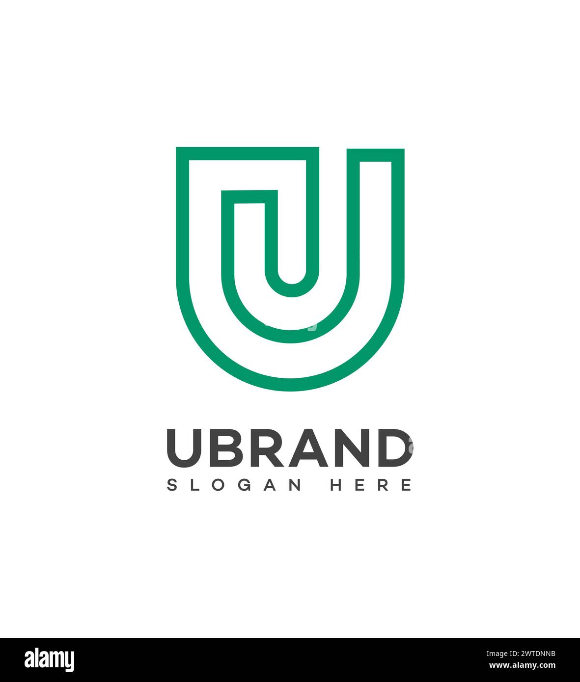 U Letter Logo Icon Brand Identity Sign. U Letter Symbol Template Stock ...