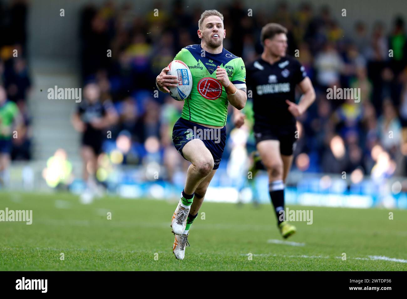 Warrington Wolves' Matt Dufty in action during the Betfred Super League ...