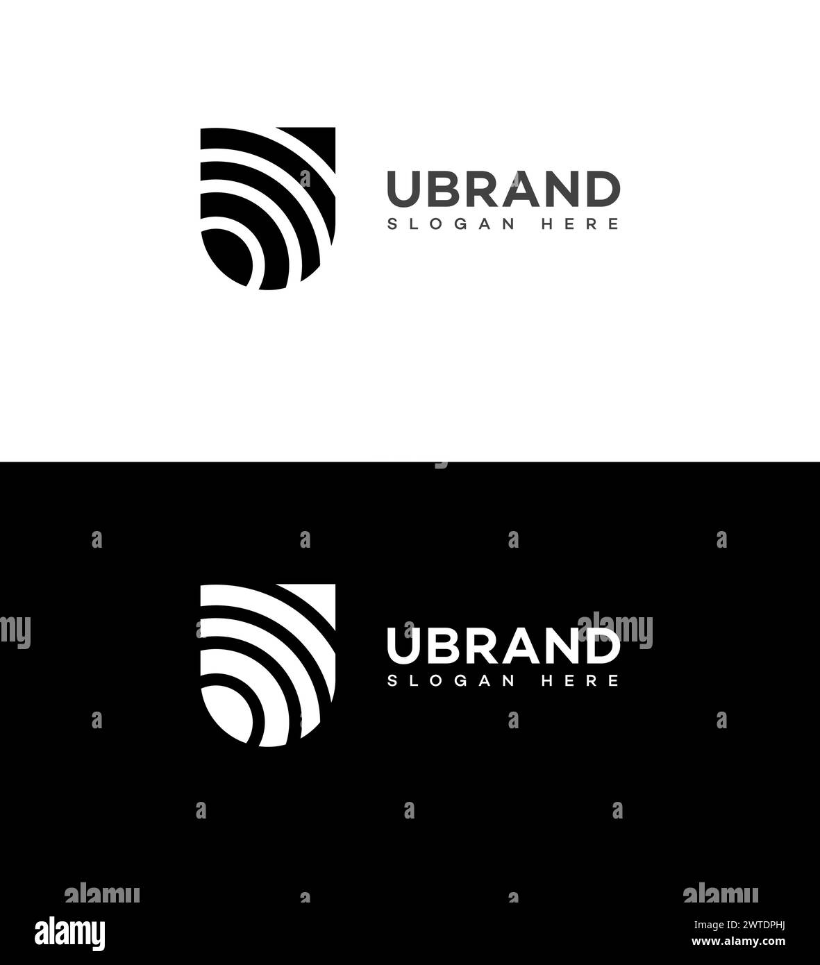 U Letter Logo Icon Brand Identity Sign. U Letter Symbol Template Stock ...