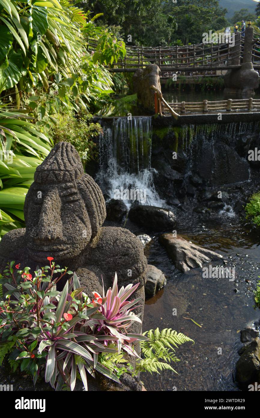 Various people involved in activities on Costa Rican beach Stock Photo ...