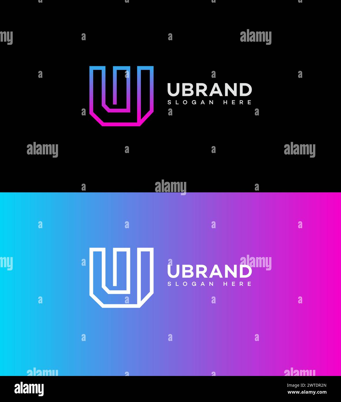 U Letter Logo Icon Brand Identity Sign. U Letter Symbol Template Stock ...