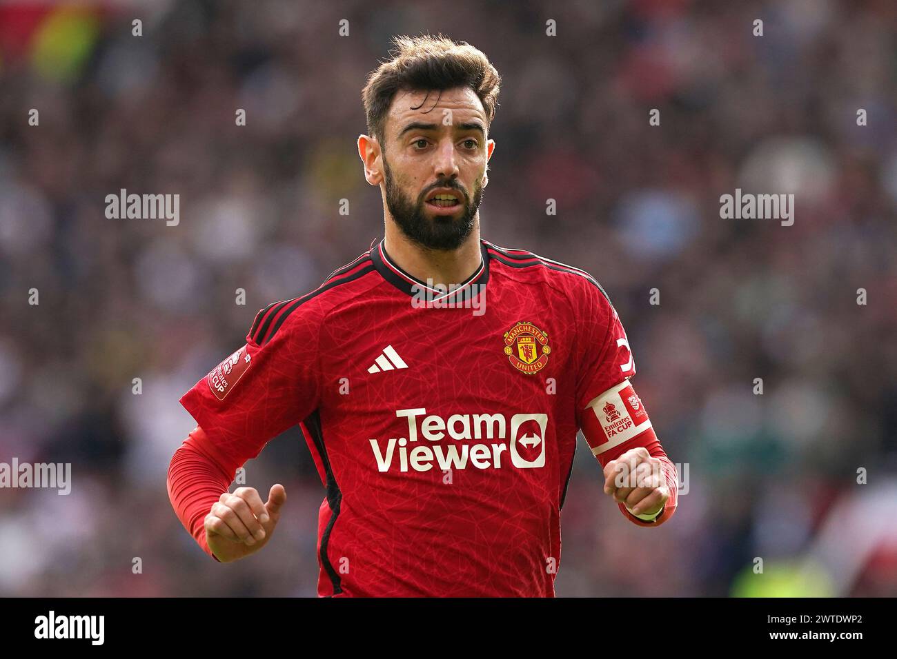 Manchester United's Bruno Fernandes during the Emirates FA Cup quarter ...