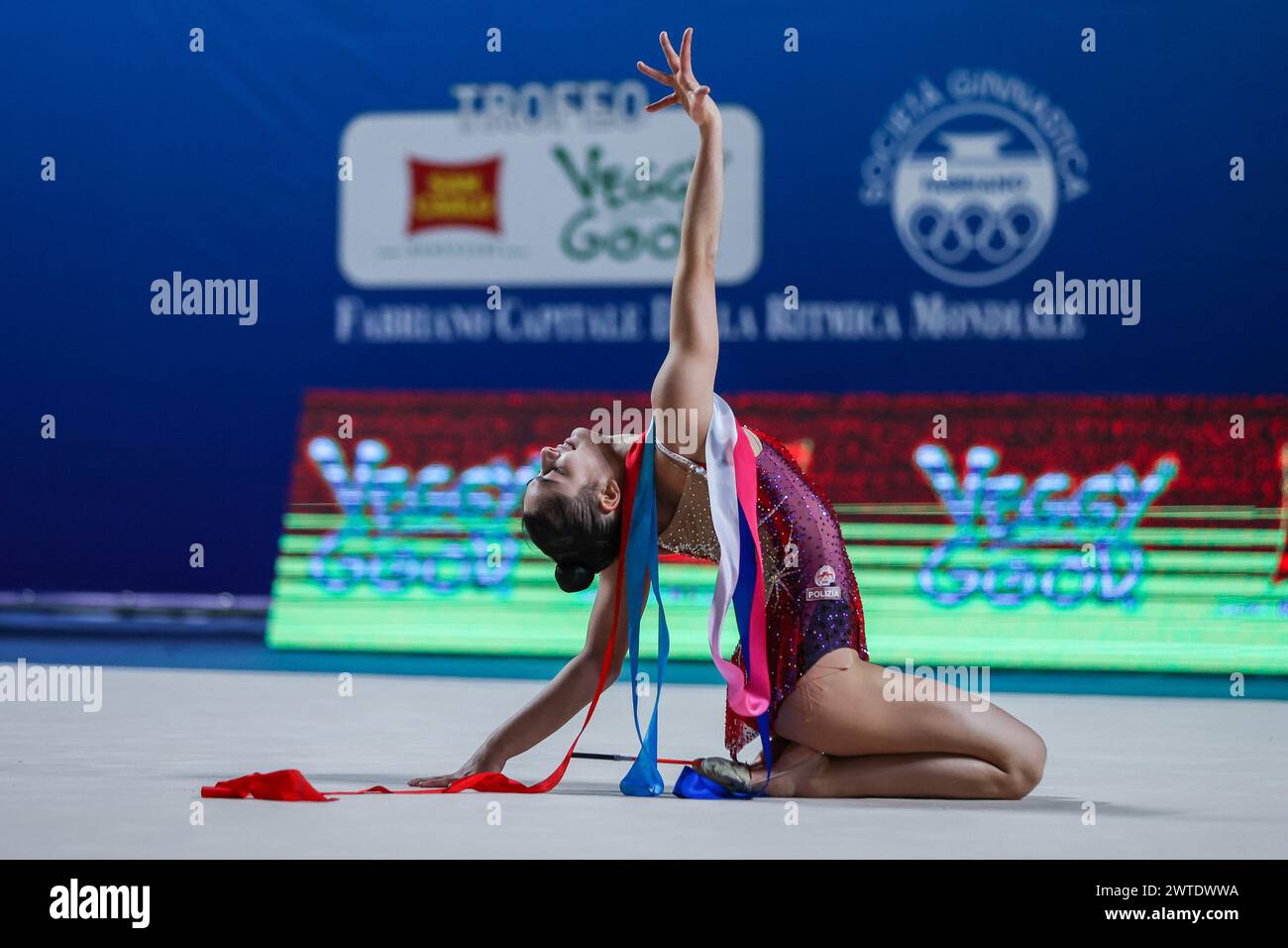Ancona, Italy. 17th Mar, 2024. Sofia Raffaeli of Ginnastica Fabriano ...