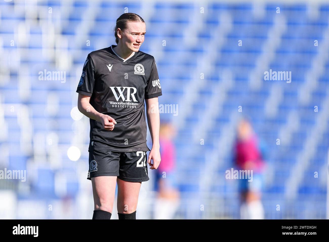Birmingham, UK. 17th Mar, 2024. Blackburn Rovers' Millie Robertson ...