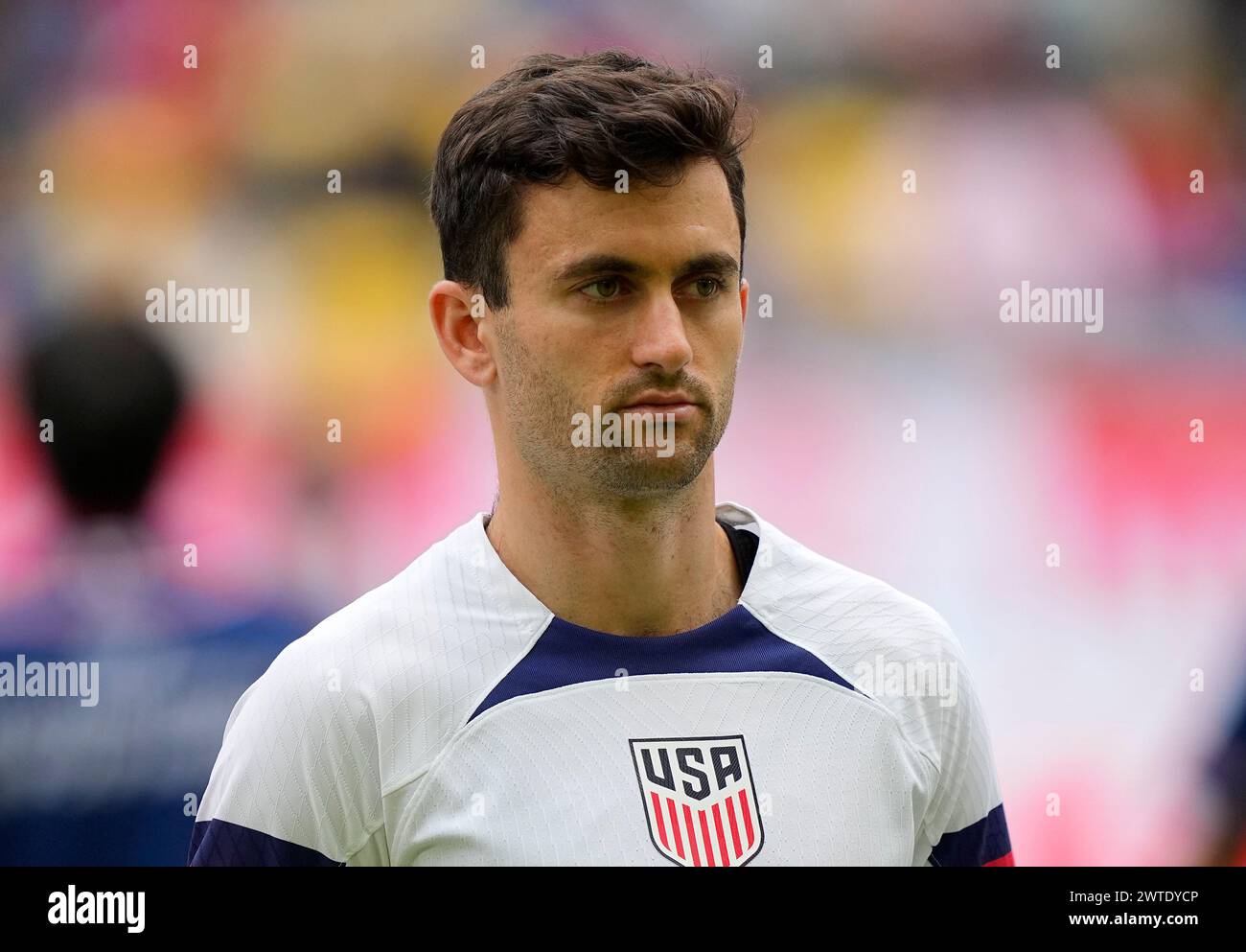 FILE - United States Luca de la Torre is pictured prior the ...