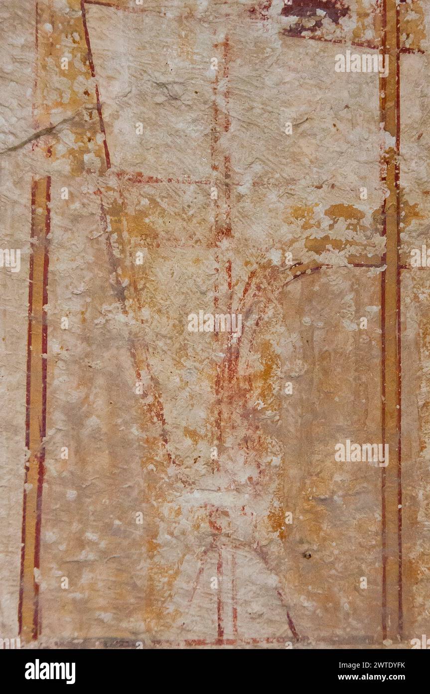 Egypt, Saqqara, near Unas causeway, Inefert mastaba : Leg of a bed ...