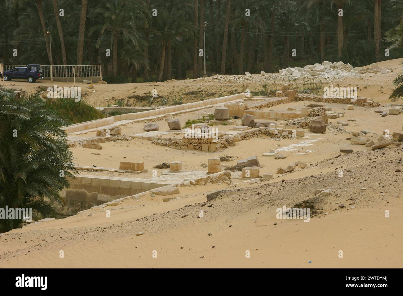 Egypt, Saqqara, the Unas valley temple, in 2007 Stock Photo - Alamy