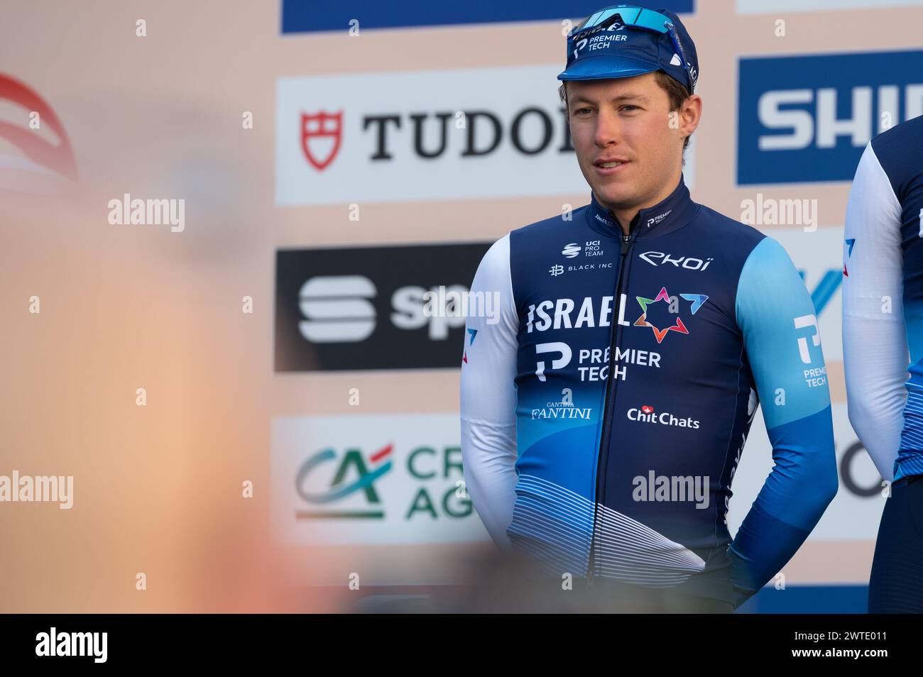 San Remo, Italy. 16th Mar, 2024. Corbin John Strong, team Israel ...