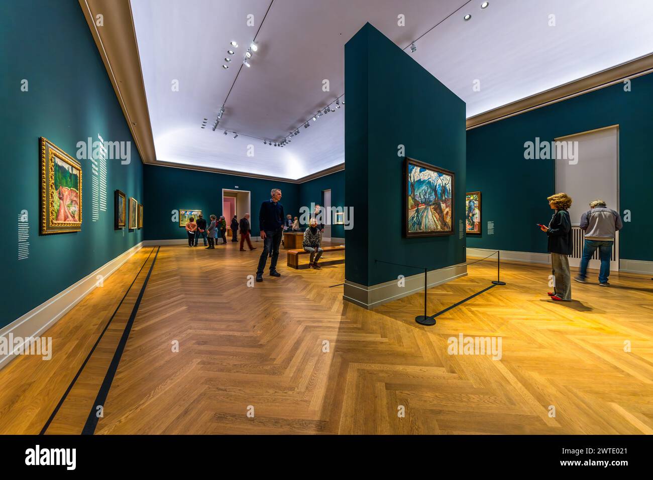 Edvard Munch exhibition at the Museum Barberini. Potsdam, Brandenburg ...