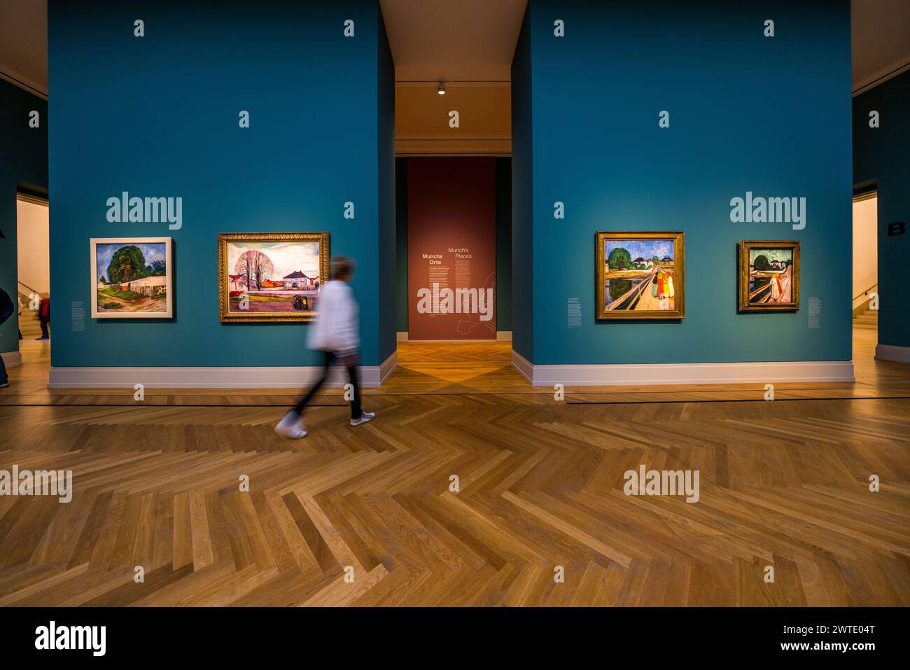 Edvard Munch exhibition at the Museum Barberini. Potsdam, Brandenburg ...