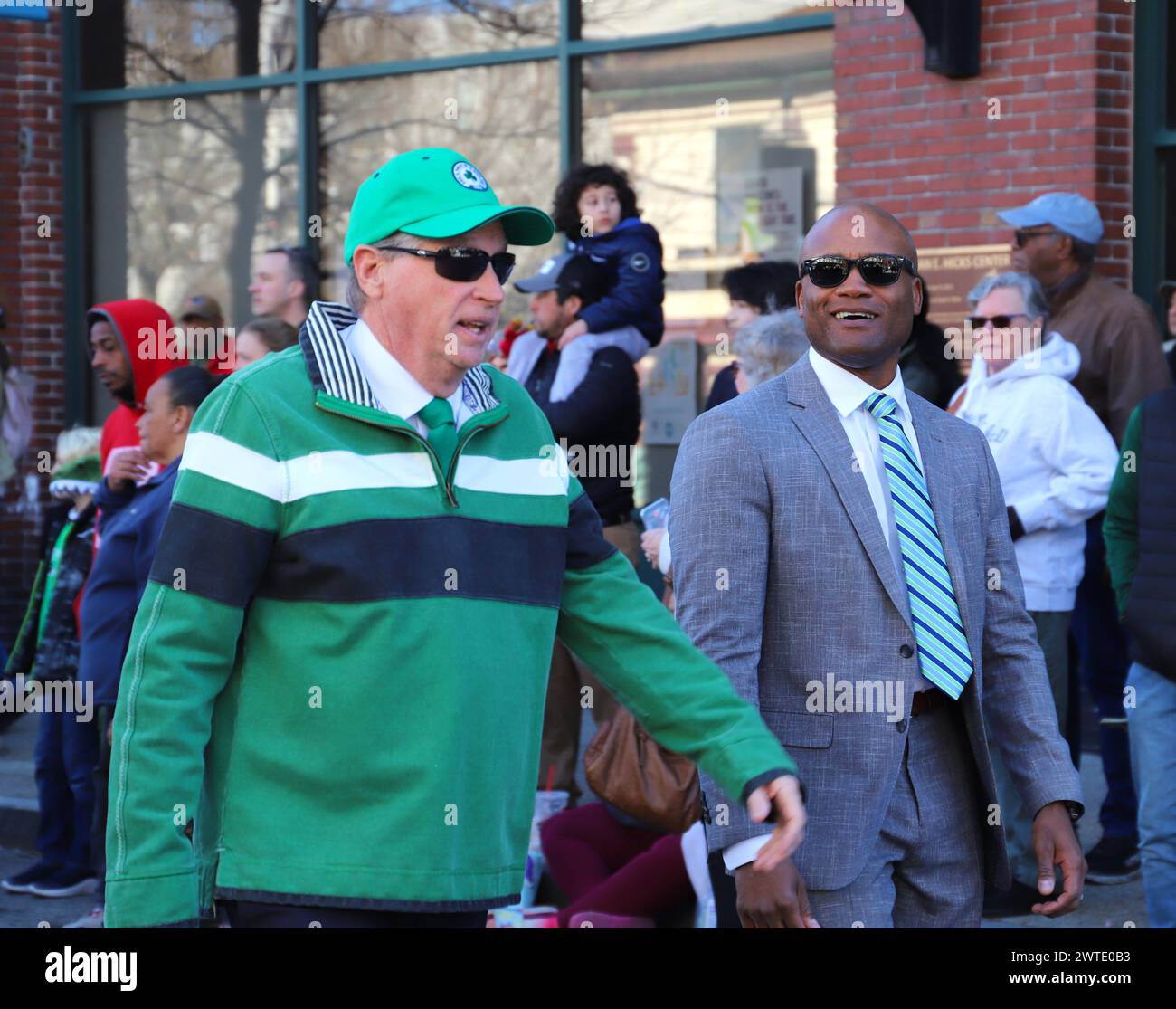 Newport, RI. Mar. 16, 2023. RI Gov. Dan McKee at the St. Patrick's Day ...