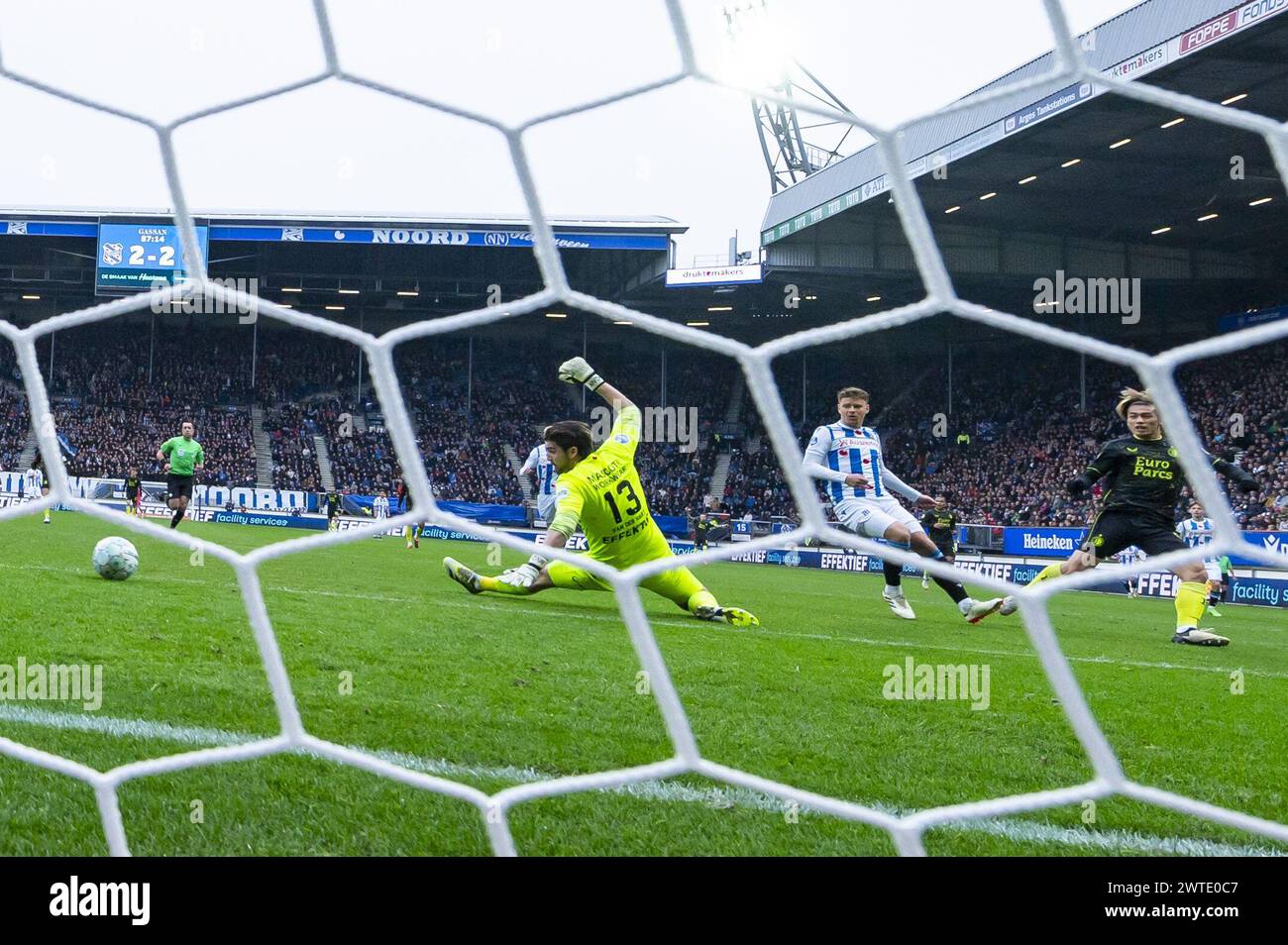 Heerenveen, Netherlands. 17th Mar, 2024. HEERENVEEN, Stadium Abe ...