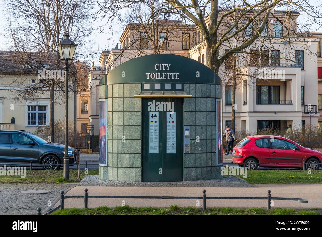 Toilet booth hi-res stock photography and images - Alamy