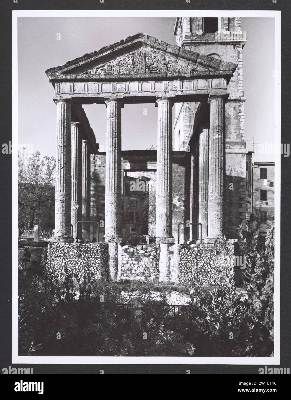 Lazio Latina Cori Temple of Hercules7. Hutzel, Max 1960-1990 Distant ...