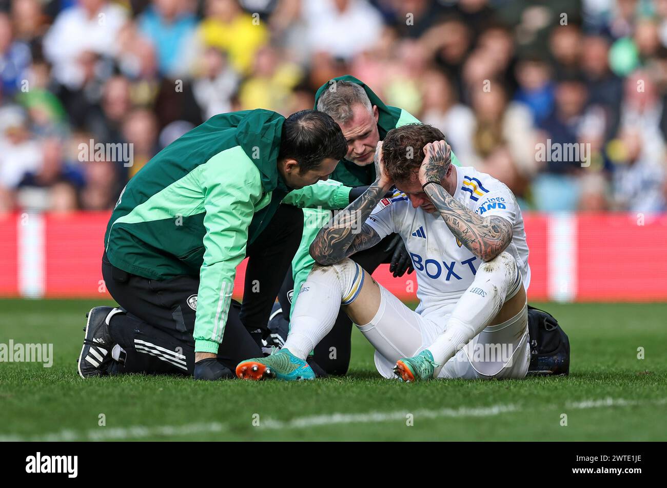 Elland Road, Leeds, Yorkshire, UK. 17th Mar, 2024. EFL Championship ...