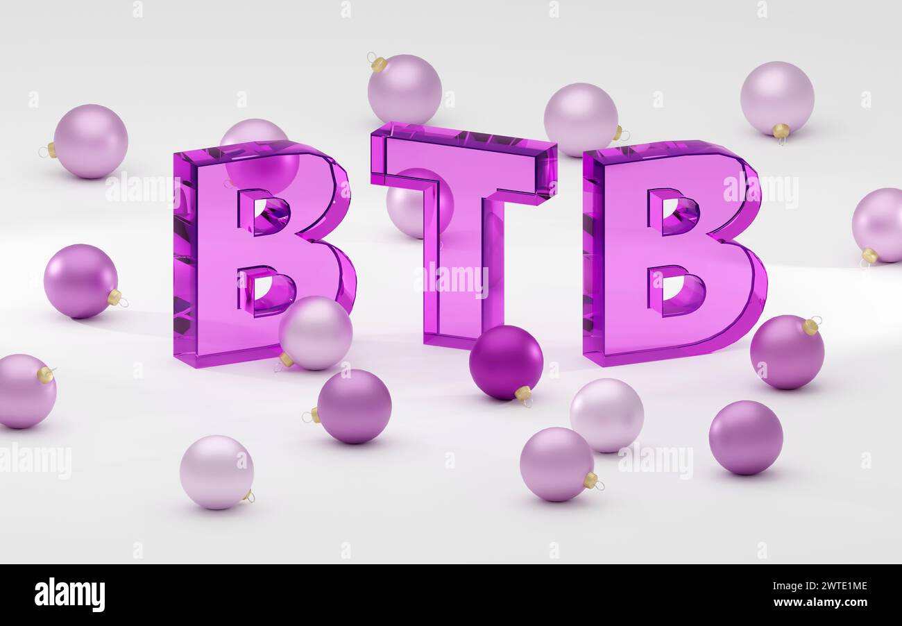 Luxury bright red sign btb 3d soft light, smooth background, 3d simple ...