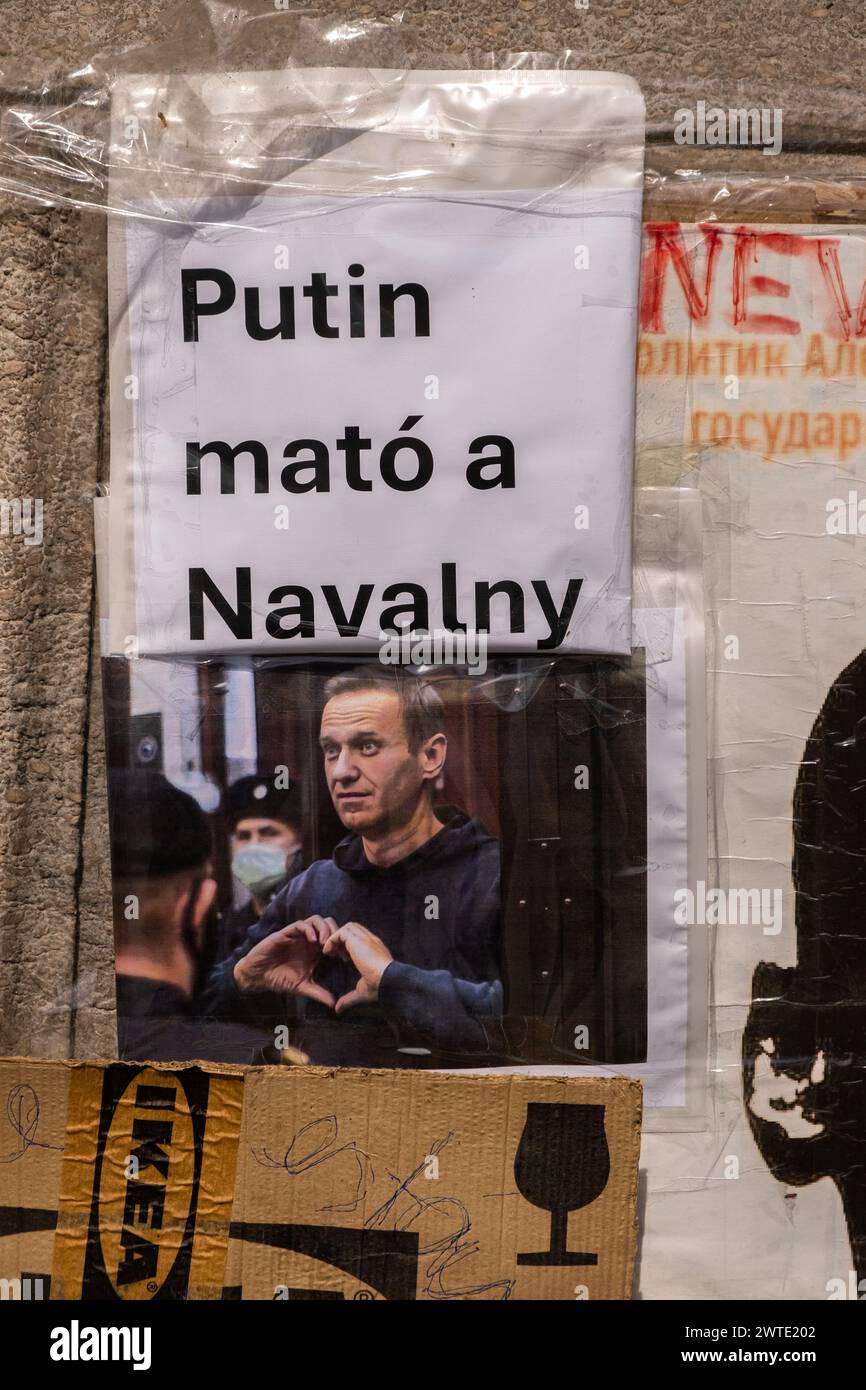 Barcelona, Spain. 17th Mar, 2024. A portrait of Russian opponent ...