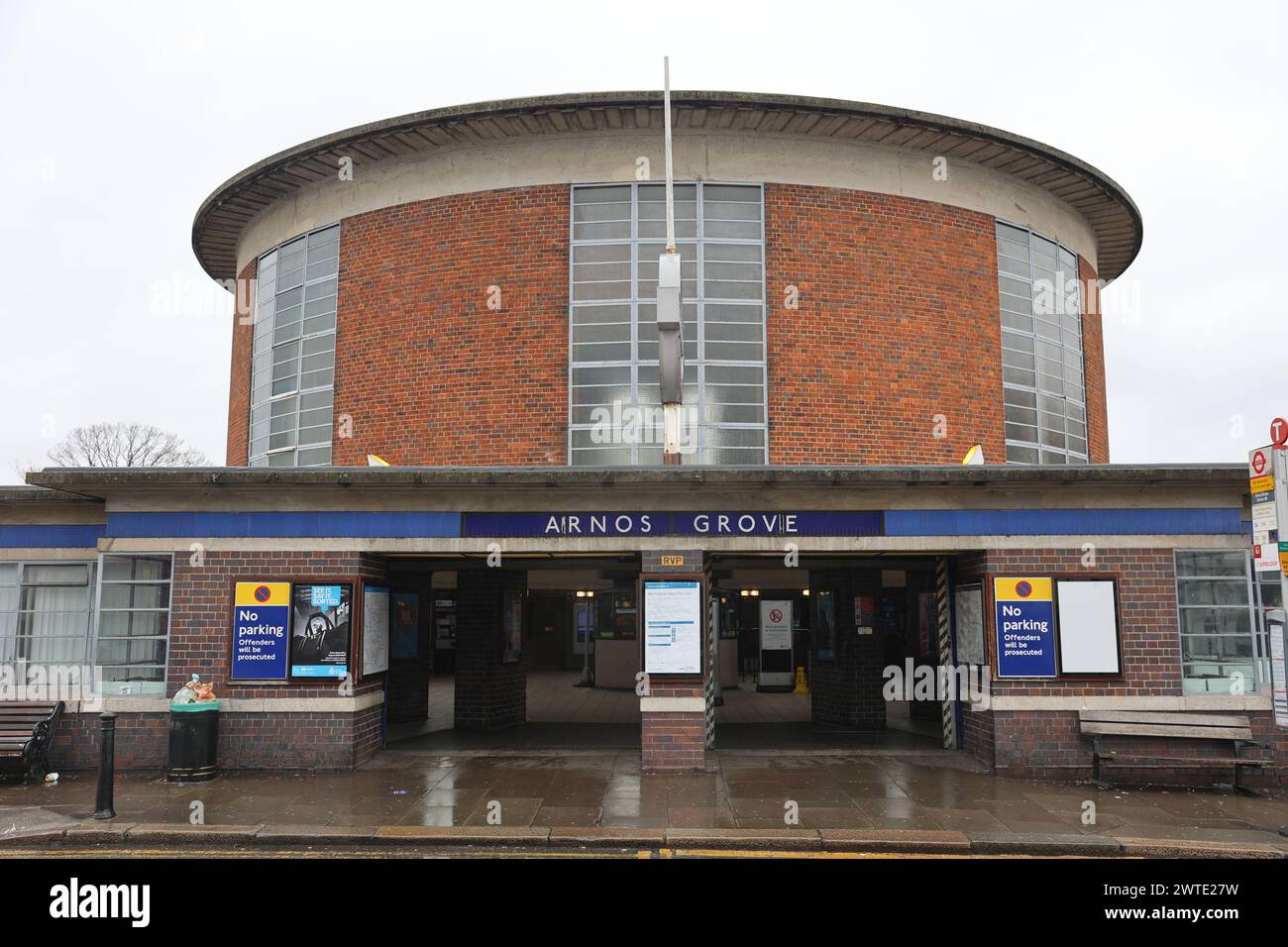 Arnos Grove London Underground Station Stock Photo - Alamy