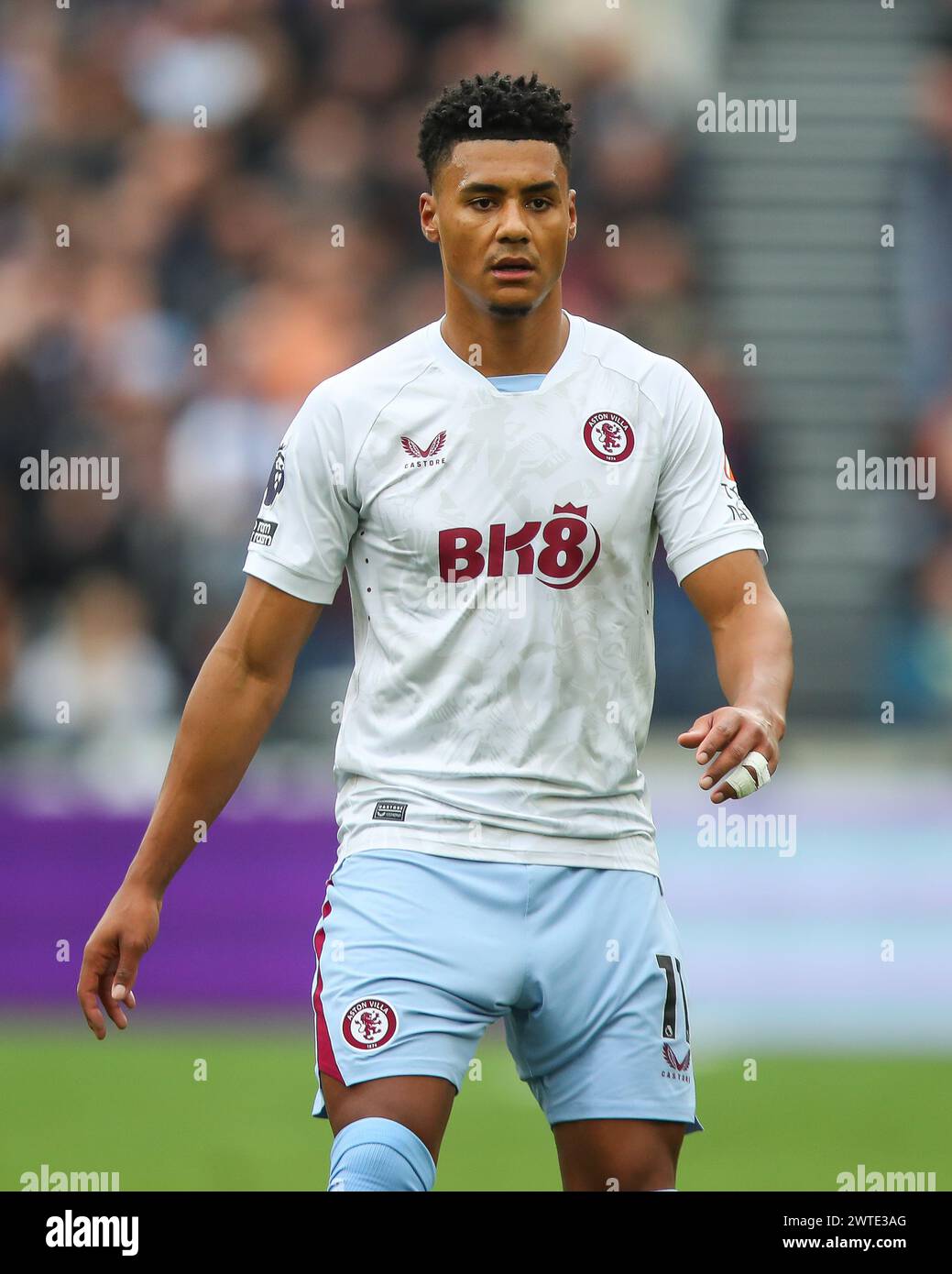 Ollie Watkins of Aston Villa during the Premier League match West Ham ...