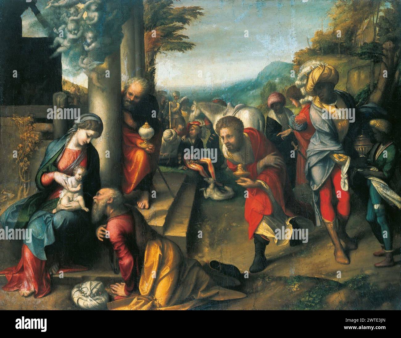 Antonio allegri correggio painting hi-res stock photography and images ...