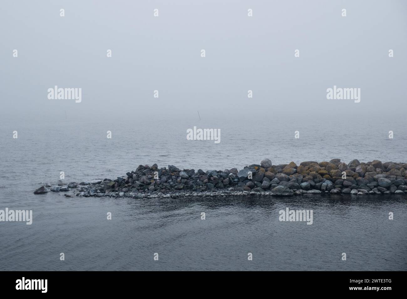 JURMO, REMOTE BALTIC SEA ISLAND, IN FREEZING FOG: A foggy winter day in ...