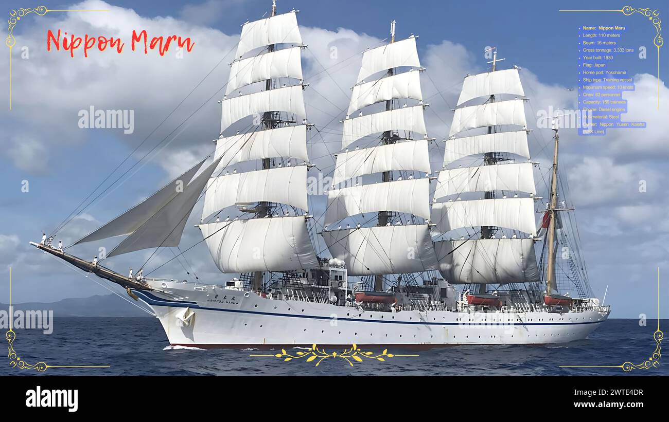 Nippon maru japanese training hi-res stock photography and images - Alamy