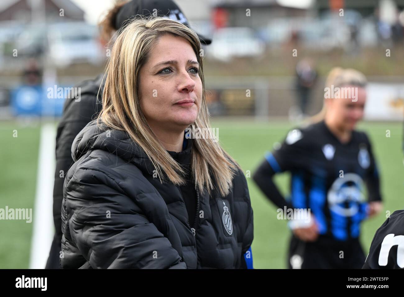 Aalter, Belgium. 16th Mar, 2024. Iris Martens of Club YLA pictured ...