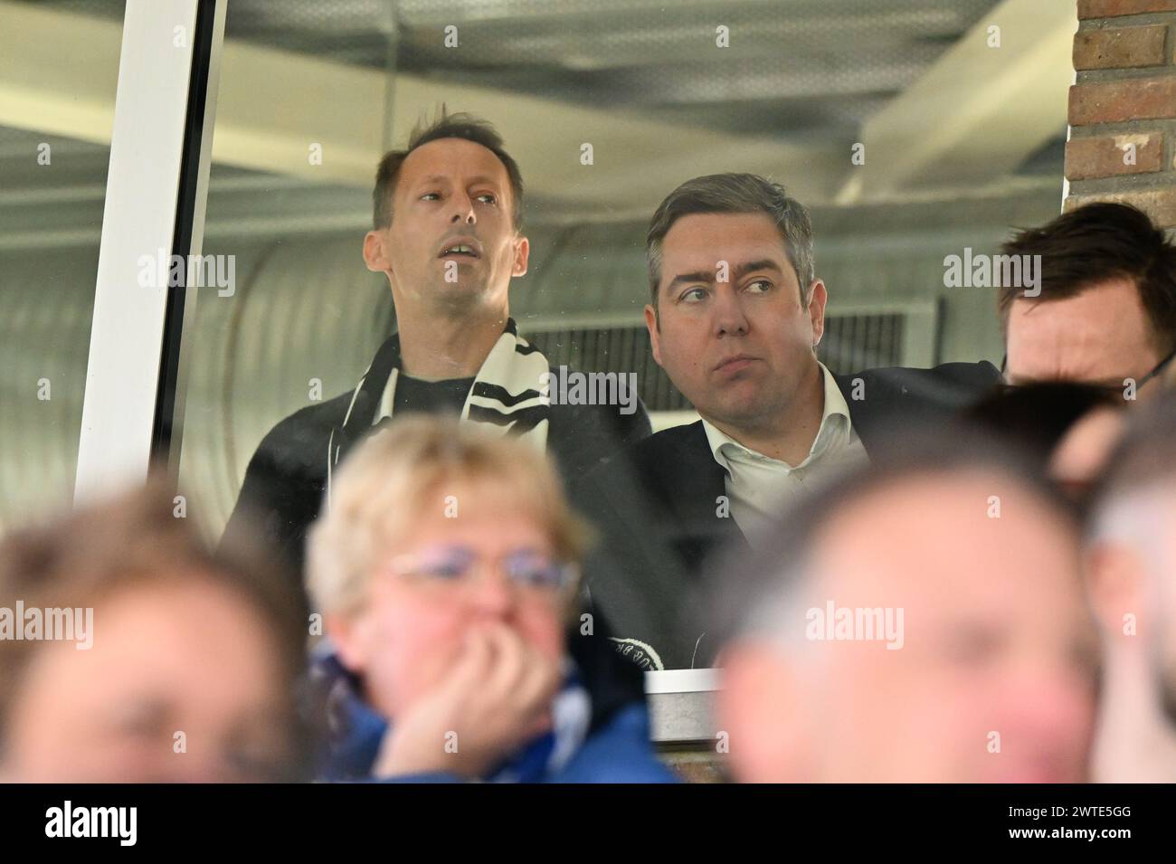 Bob Madou and Vincent Mannaert of Club Brugge pictured during a female ...