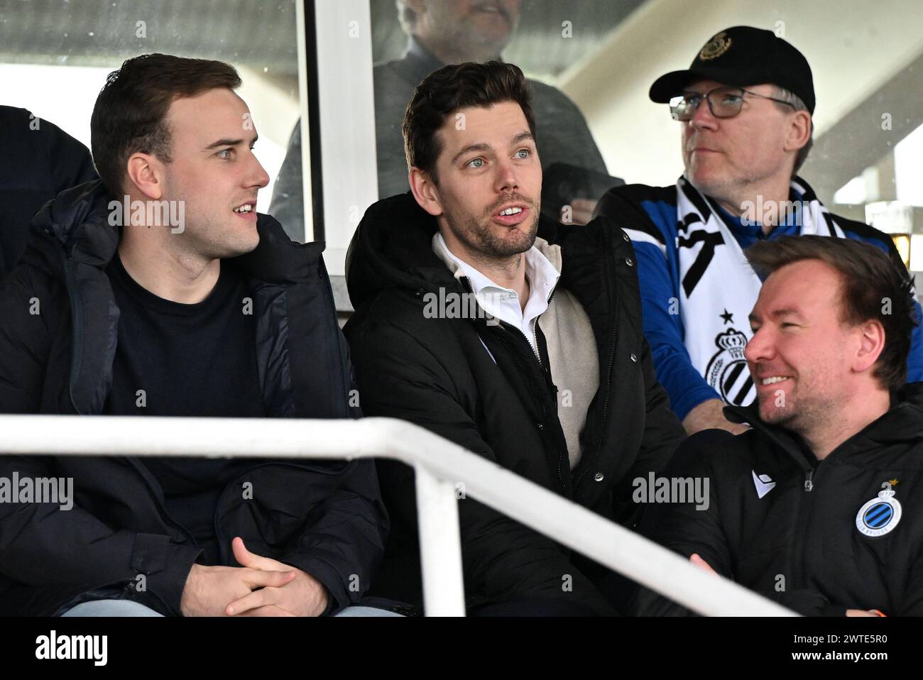 Aalter, Belgium. 16th Mar, 2024. Guilian Preud'homme of Club Brugge ...