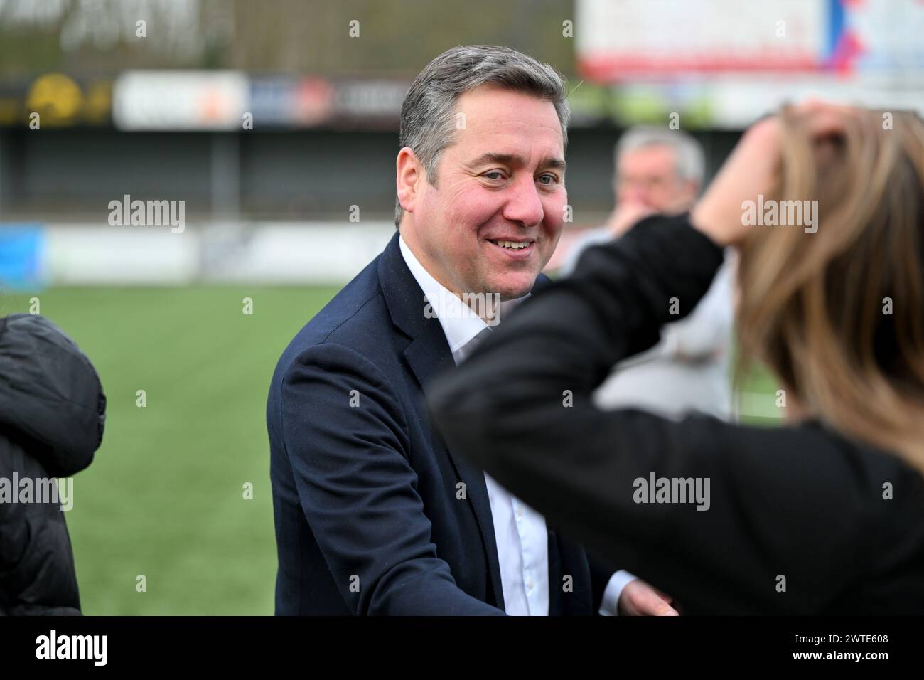 Aalter, Belgium. 16th Mar, 2024. Vincent Mannaert of Club Brugge ...