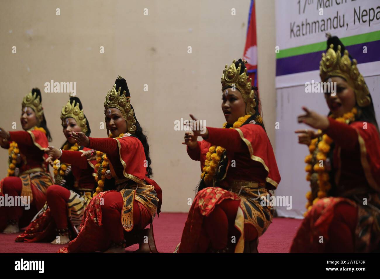 Nepali dance form hi-res stock photography and images - Alamy
