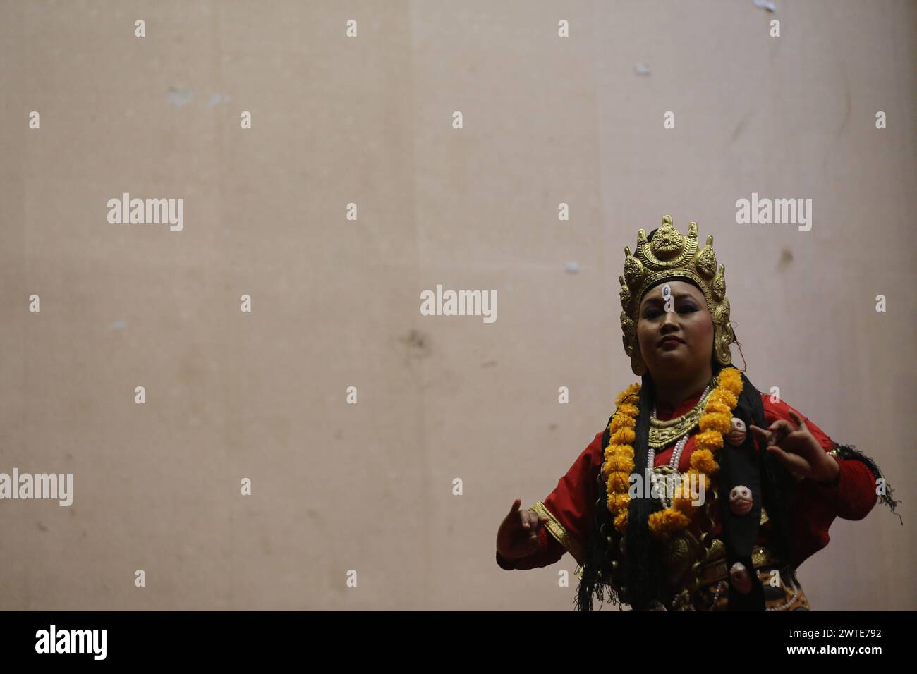 Nepali dance form hi-res stock photography and images - Alamy