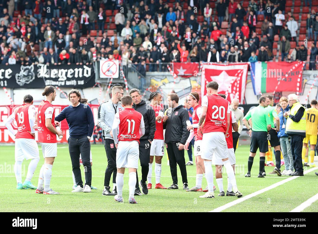 Maastricht, Nederland. 17th Mar, 2024. MAASTRICHT- football, 17-03-2024 ...