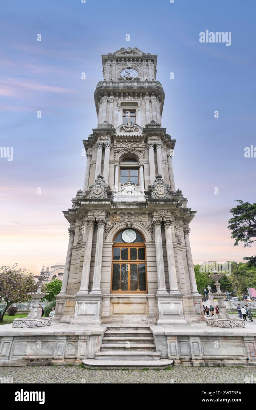 Istanbul, Turkey - May 10, 2023: Day shot of Dolmabahce Clock Tower ...