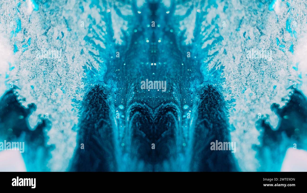 Glitter ink drip paint fractal hi-res stock photography and images - Alamy