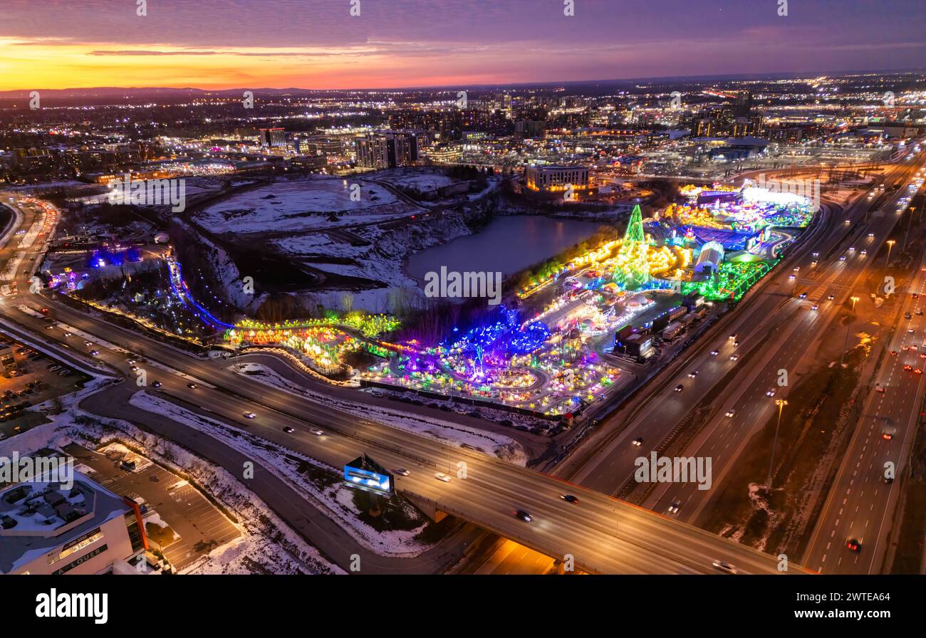 Canada quebec christmas market hi-res stock photography and images - Alamy