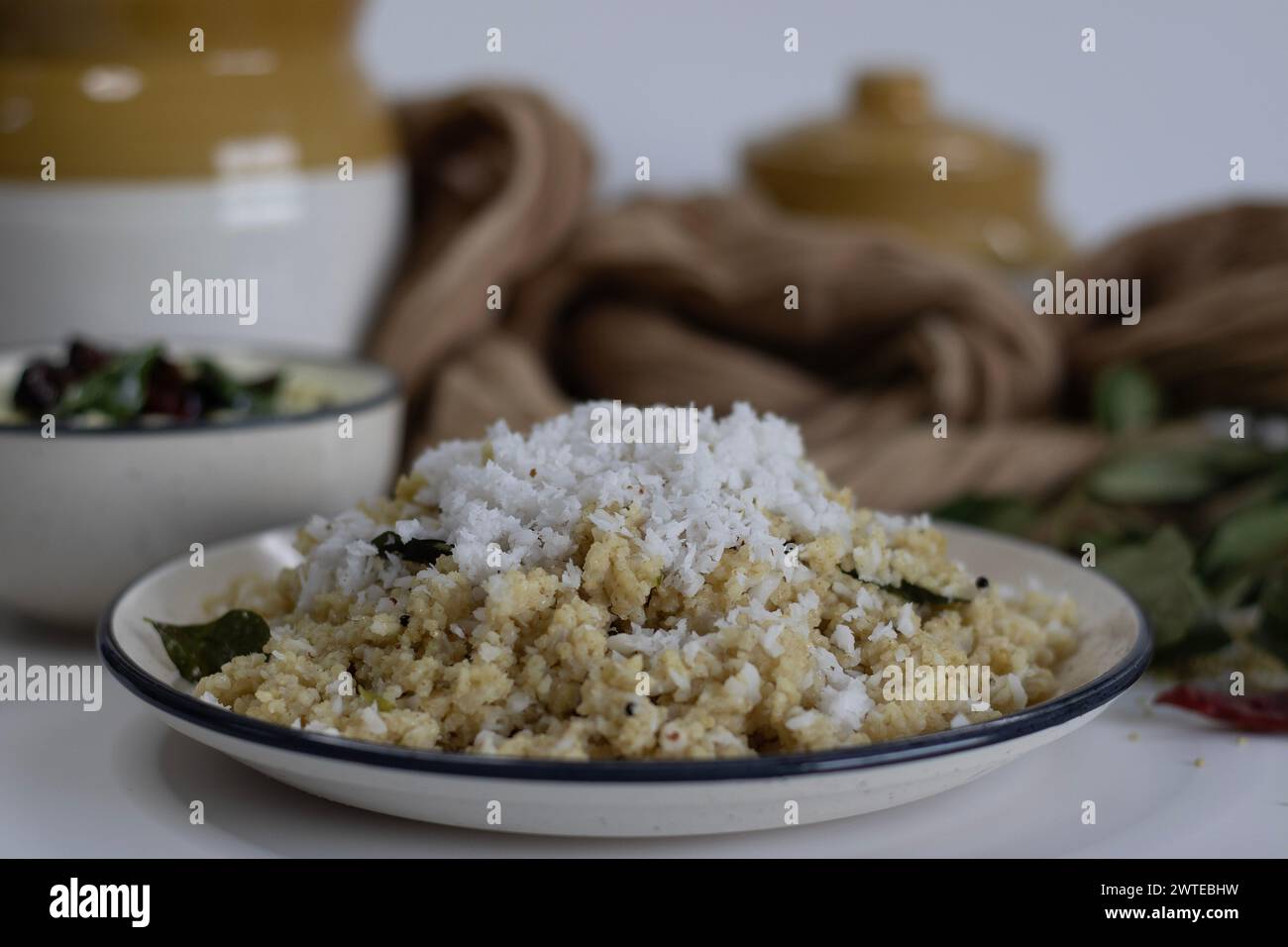 Proso millet uppuma, also known as Pani Varagu Upma or Millet Uppittu ...